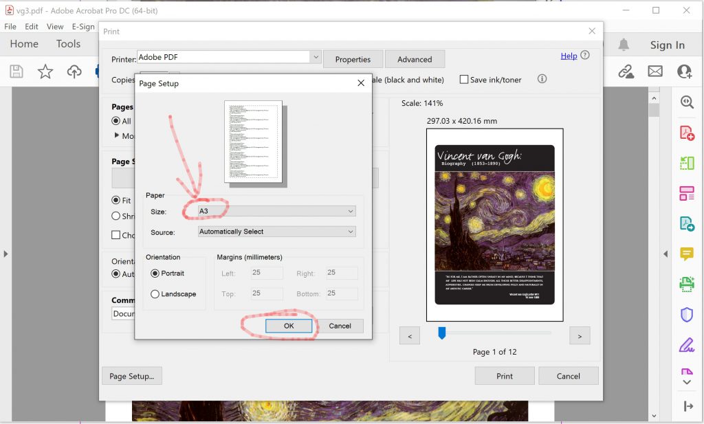 How to Print A3 Size PDF Using Adobe Acrobat Pro - Print Tips